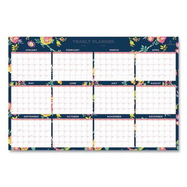 Buy Day Designer Peyton Laminated Erasable Wall Calendar, Floral ...
