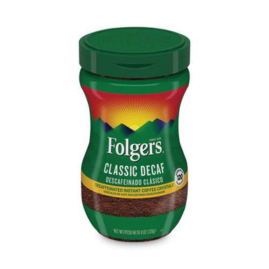 Buy Instant Coffee Crystals, Decaf Classic, 8 Oz | 123office.com