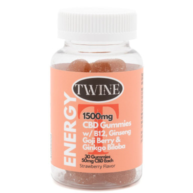 1500mg CBD Energy Gummies w/ B12, Ginseng, Goji Berry, Gingko Biloba ...