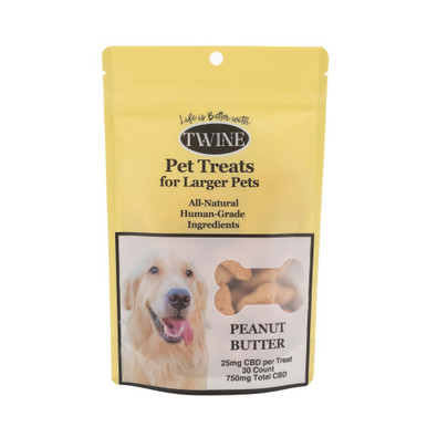 750mg Pet CBD Treats Peanut Butter Flavor for Dogs or Cats 99% Pure ...