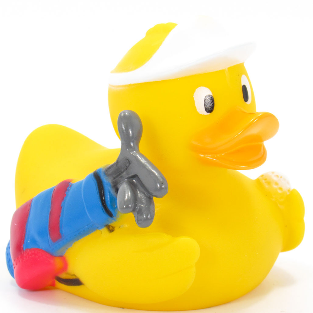 Golf Ball Rubber Duck | Ducks in the Window