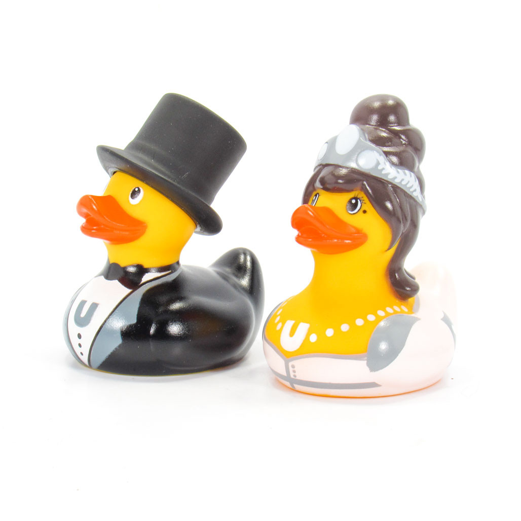 Bride and Groom Duck Mini Set | Wedding Rubber Duck