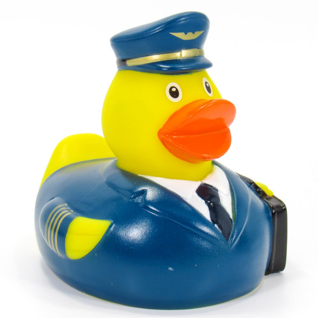 Vintage Pilot Rubber Duck by Yarto | Ducks in the Window