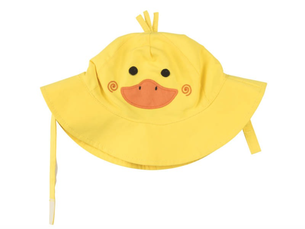 Large Yellow Duck Hat - Navy