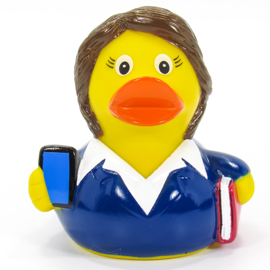 cleaning woman Rubber Duck | Ducks in the Window®