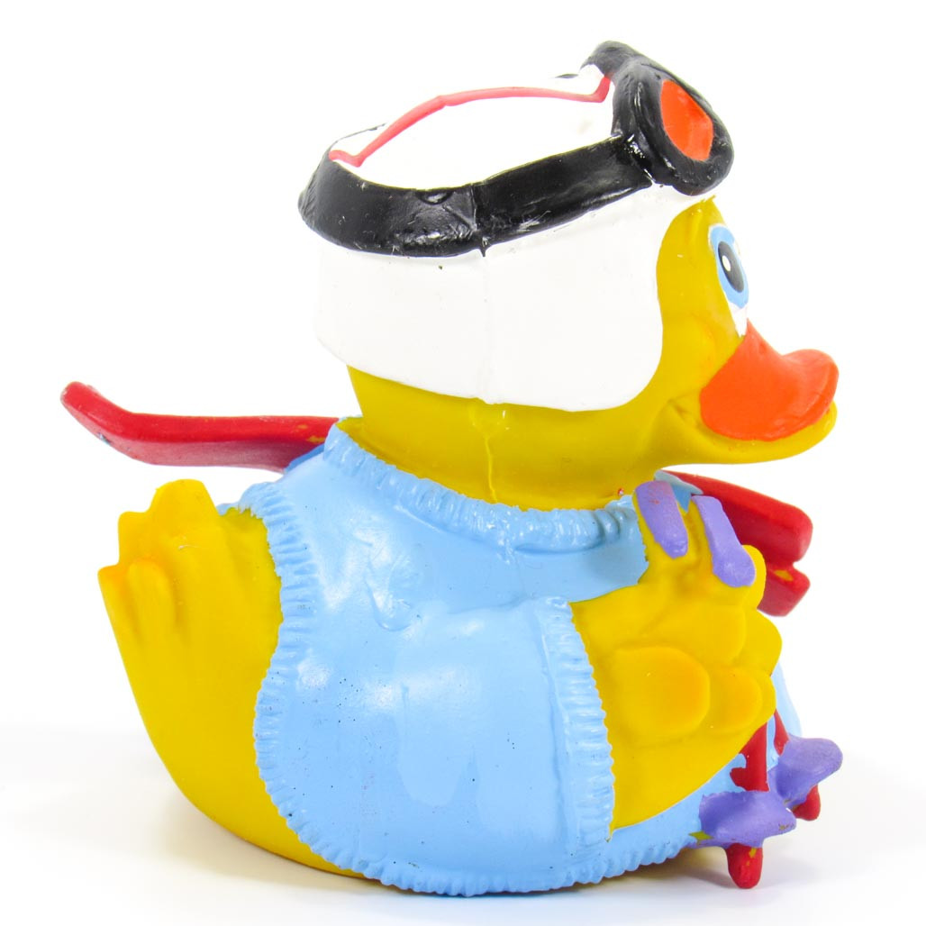 Ski Skier Skiing Rubber Duck | Ducks in the Window®