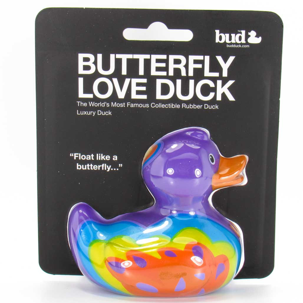 Butterfly Love Rubber Duck by Bud Ducks | Ducks in the Window®