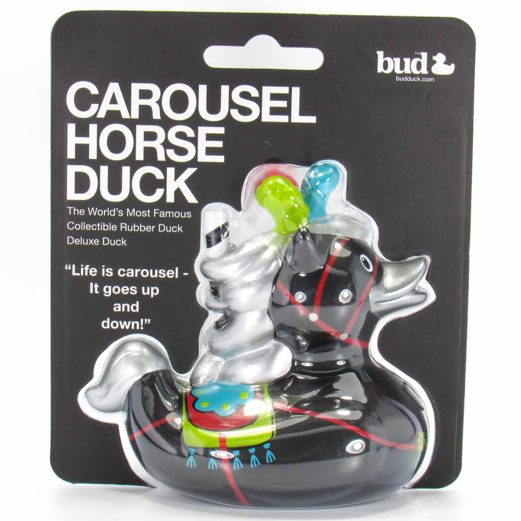 Carousel Horse Rubber Duck by Bud Ducks | Ducks in the Window®