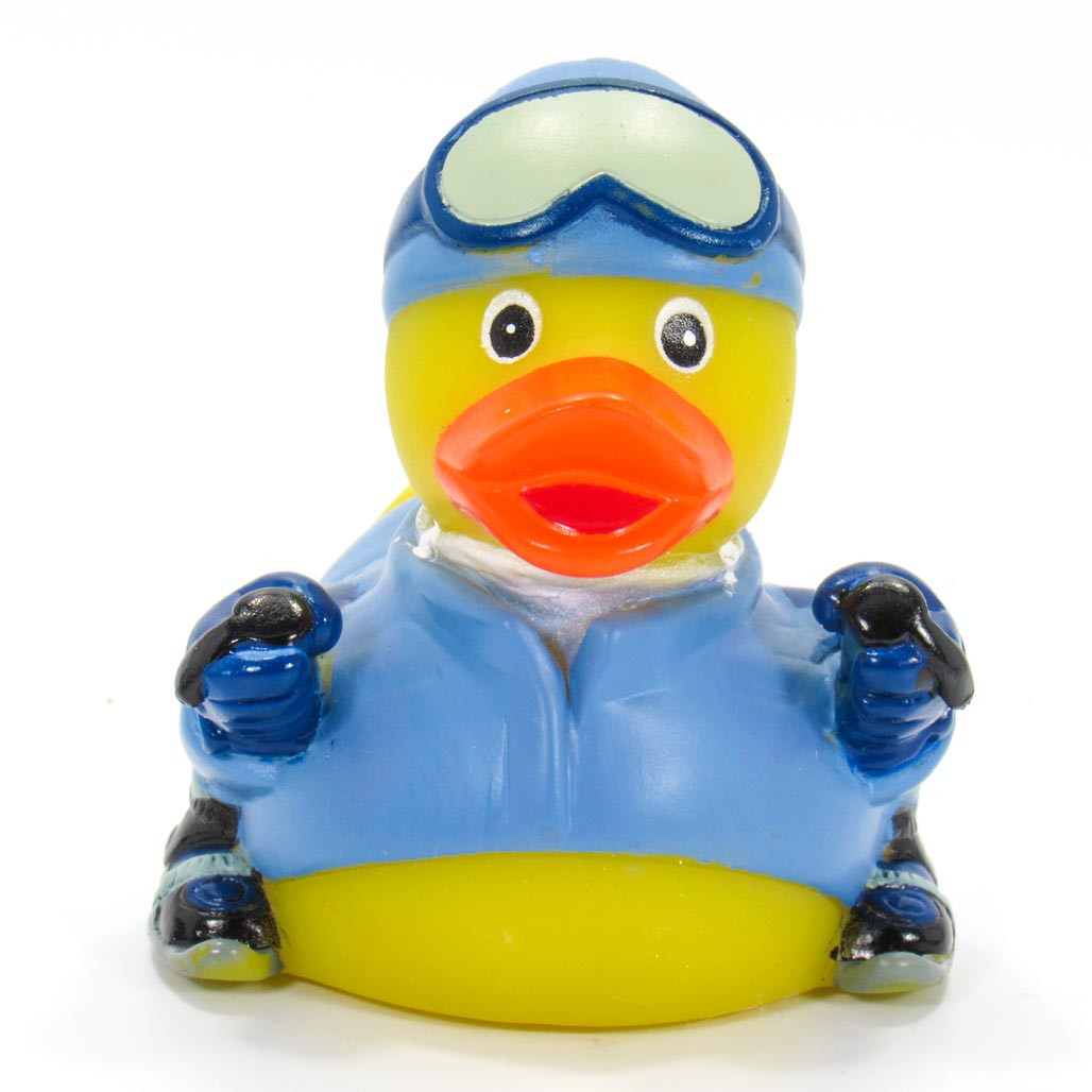 Skier Rubber Duck | Ducks In The WIndow