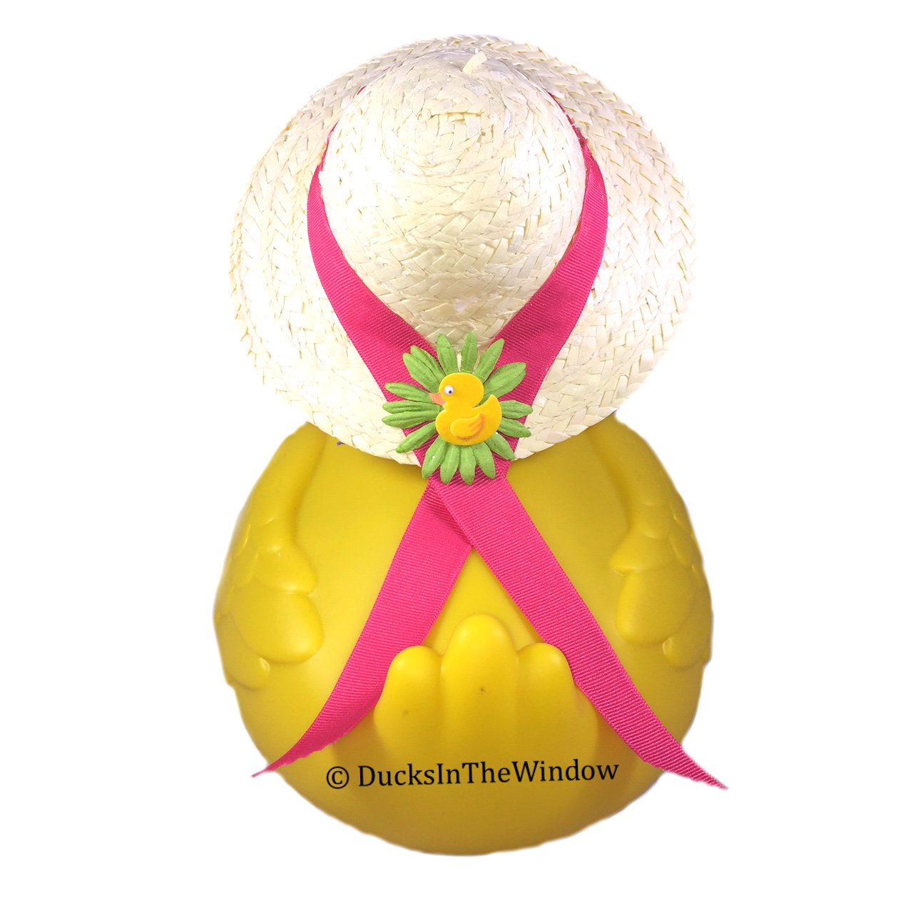 Easter Rubber Duck With Bonnet and Scarf | Duck Stuff