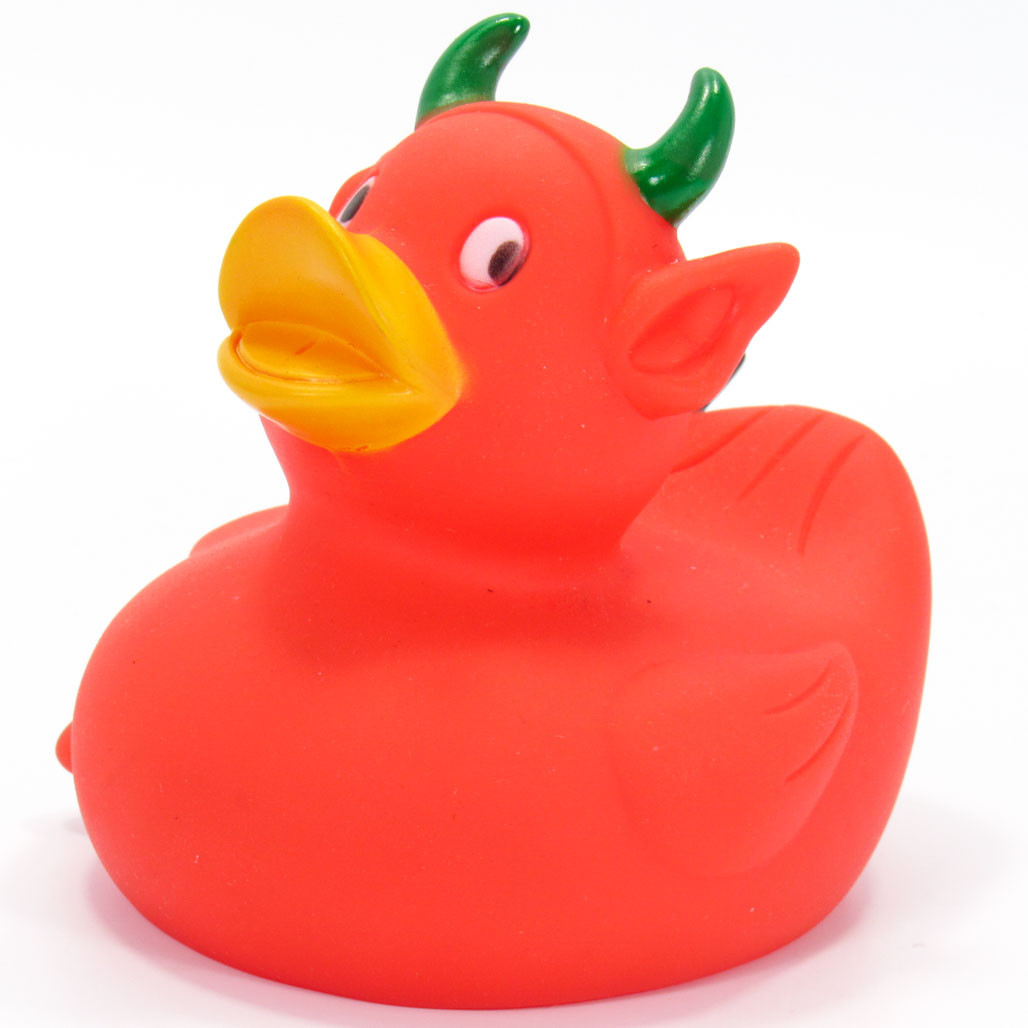 Red Devil Rubber Duck| Ducks In The Window