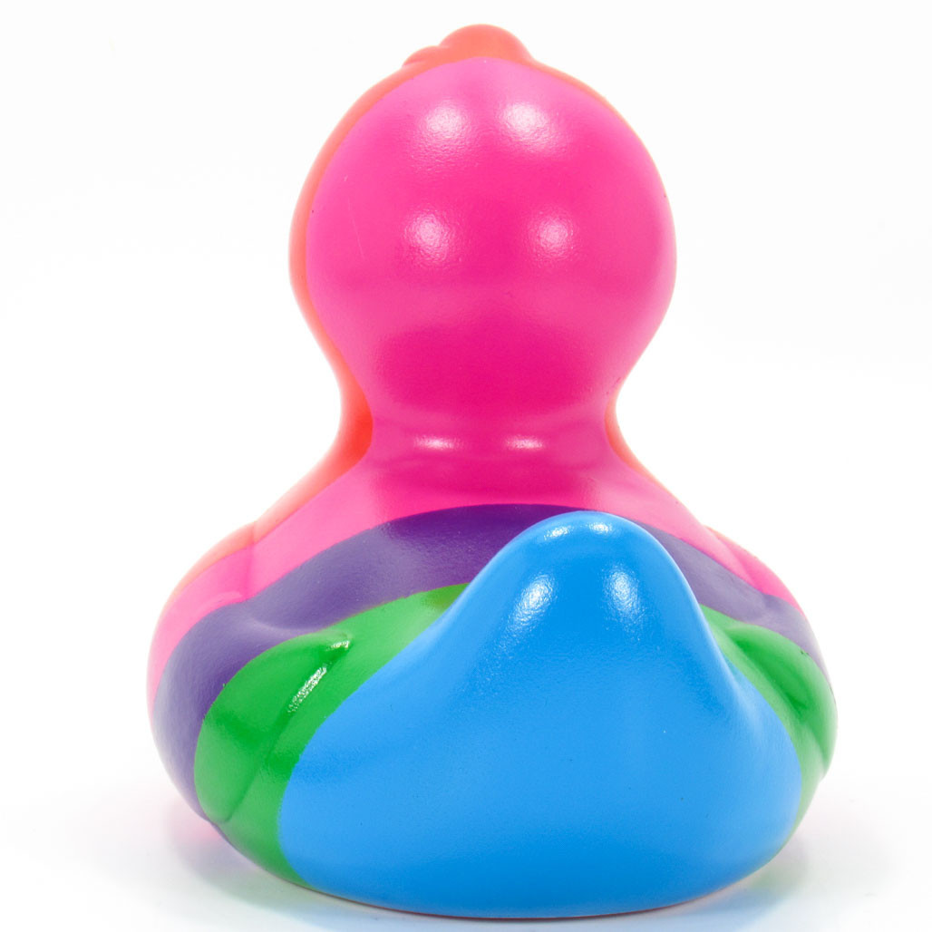 Rainbow Rubber Bud Duck | Personalised Rubber Duck