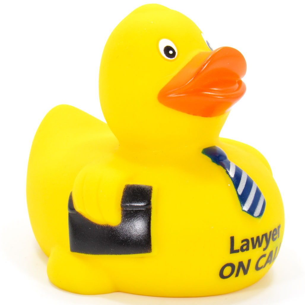 Barrister Rubber Duck