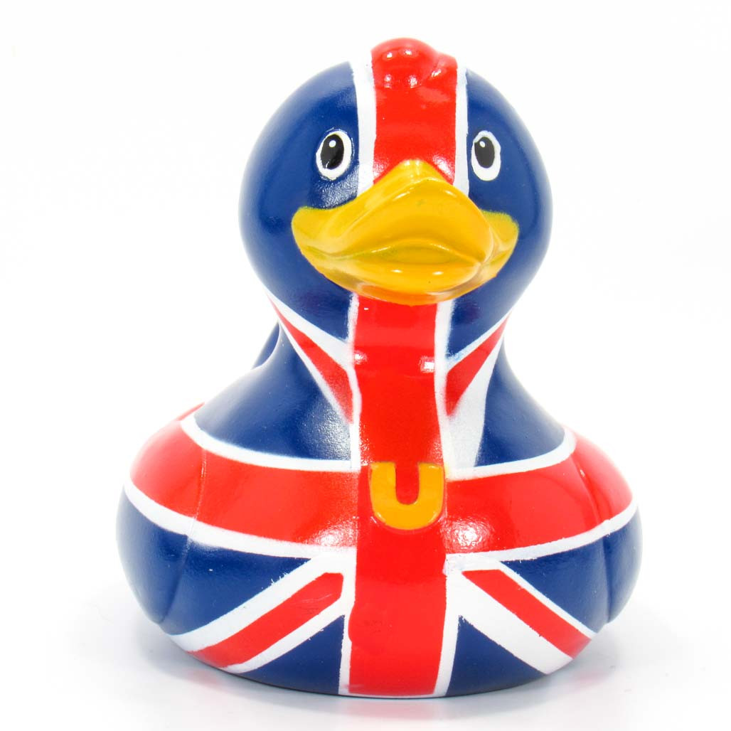 Brit Duck Deluxe Rubber Duck by Bud Ducks | Ducks in the Window