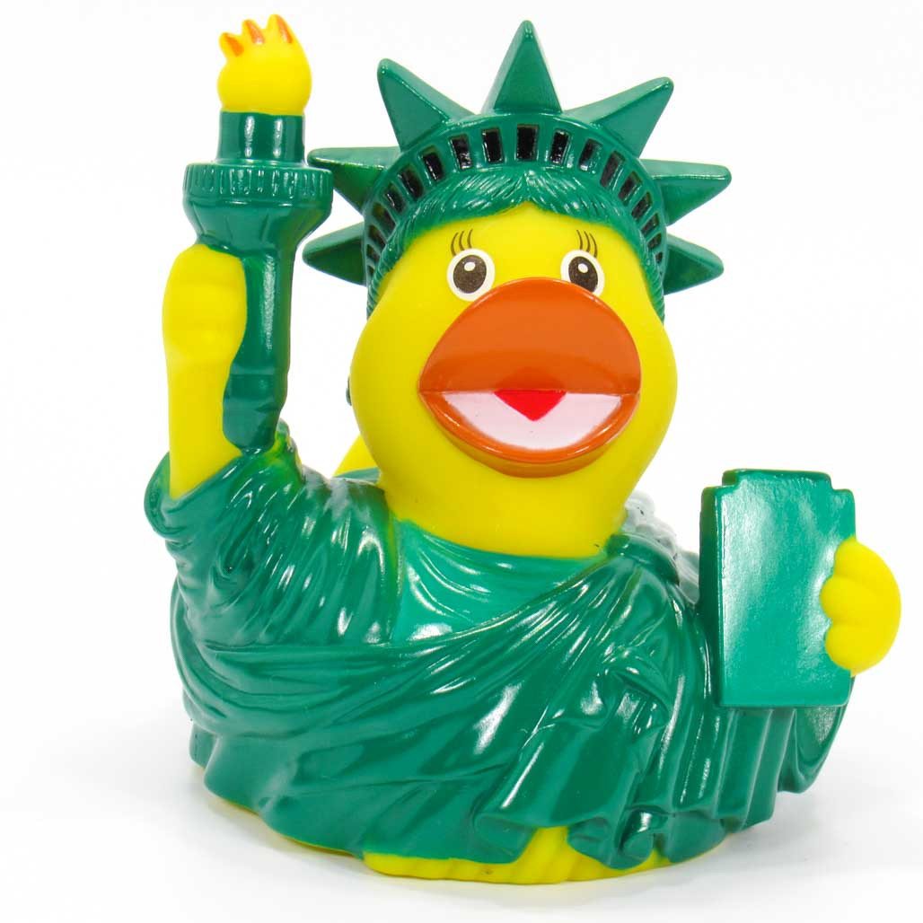 Statue Liberty (v1) New York Rubber Duck | Ducks in the Window