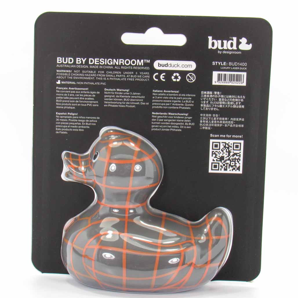 Laser Duck | Bud Duck | Personalised Rubber Duck