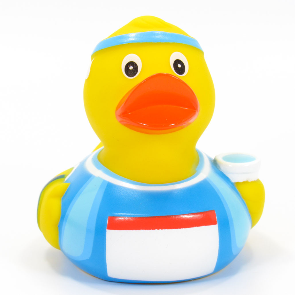 Marathon Runner Rubber Duck by Schnabels | Ducks in the Window®