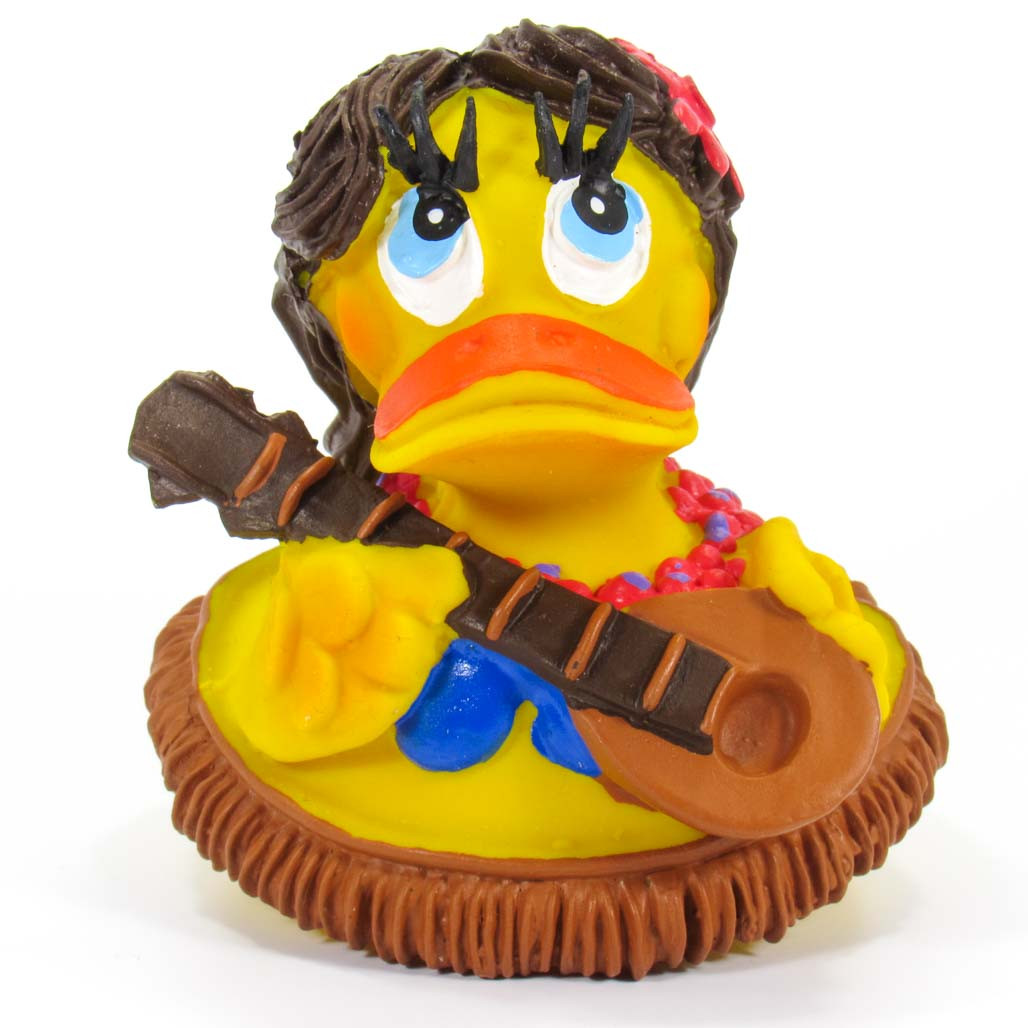 Hawaii Hula Girl Rubber Duck | Ducks in the Window®
