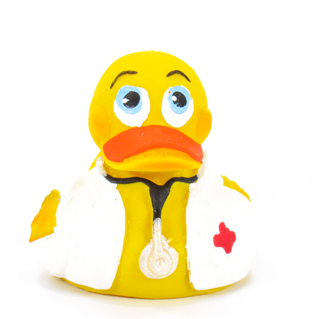 Doctor Physician First Responder Rubber Duck | Ducks in the Window®