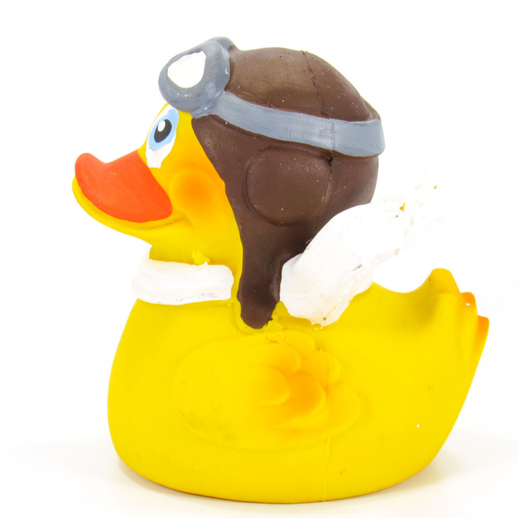 Pilot Flyer Rubber Duck | Ducks in the Window®