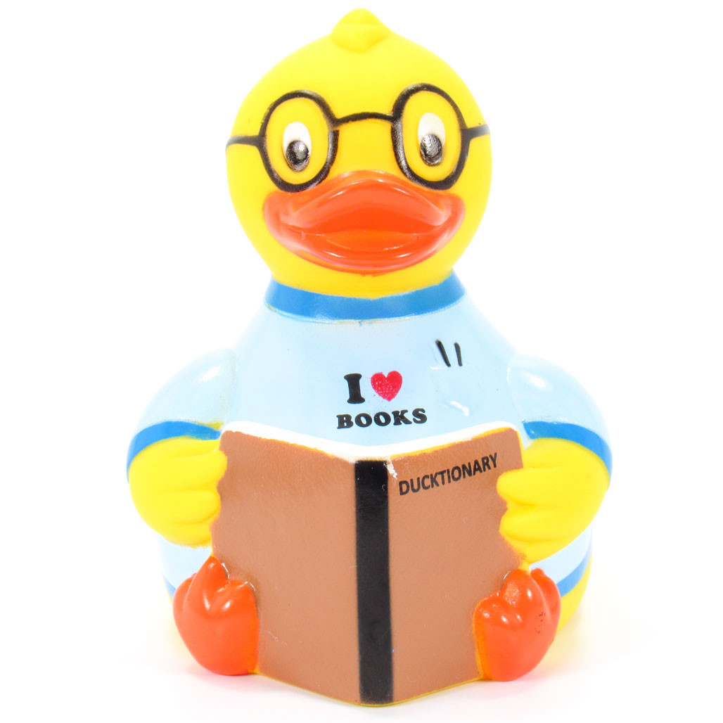 Library Reader Rubber Duck by Yarto | Ducks in the Window®