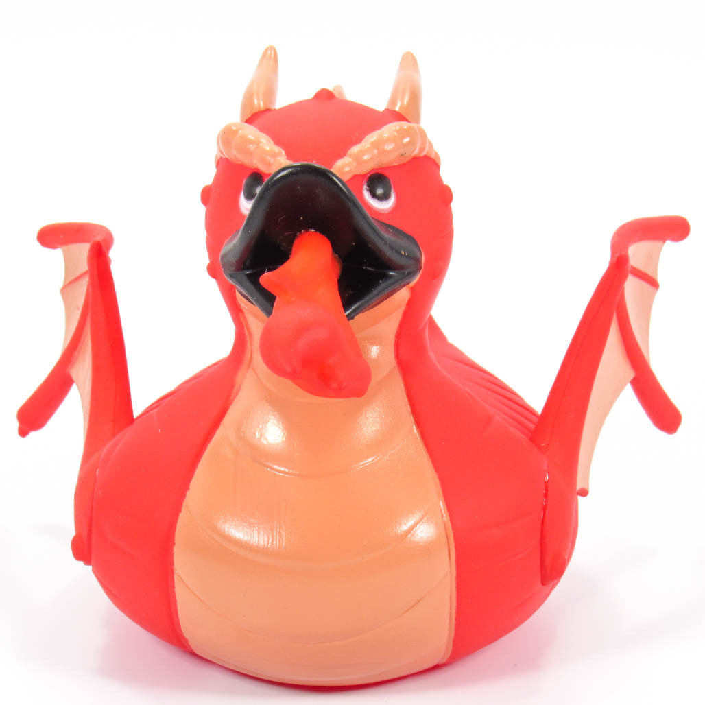 Red Dragon Rubber Duck | Fantasy Rubber Ducks