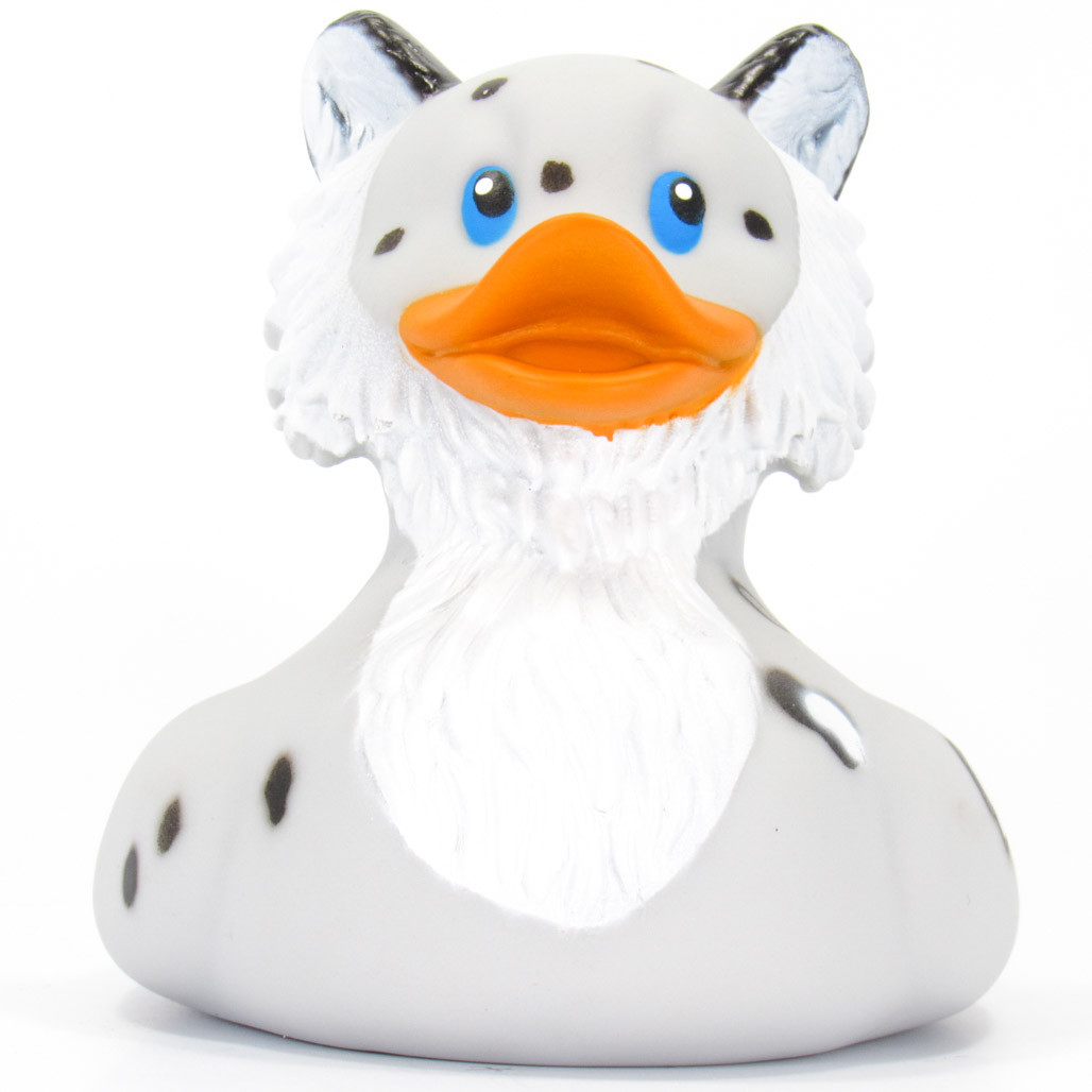 Snow Leopard Rubber Duck by Wild Republic | Ducks in the Window®