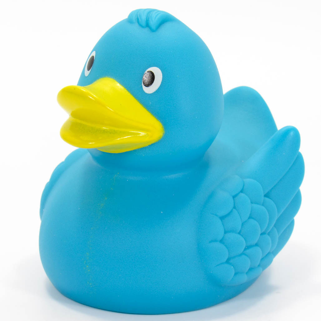 Turquoise Blue Pastel Duck Rubber Duck | Ducks in the Window®