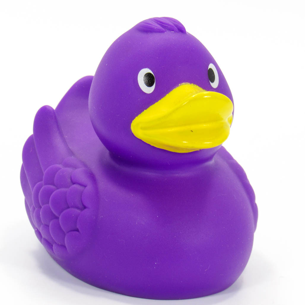 Bright Purple Classic Rubber Duck | Ducks in the Window®