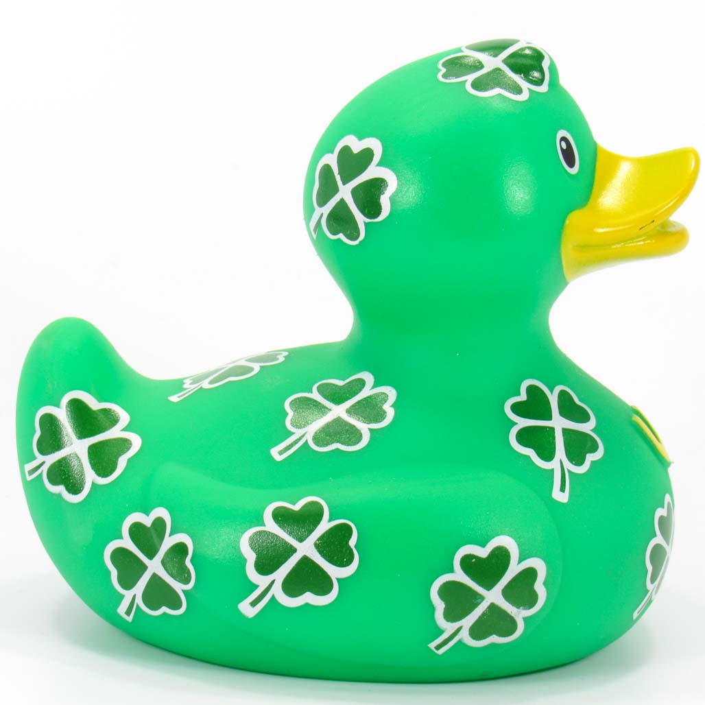 Clover Patch Rubber Duck by Bud Ducks| Ducks in the Window®