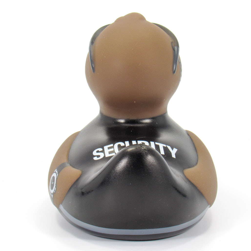 Security Body Guard Rubber Duck by Bud Ducks | Ducks in the Window®