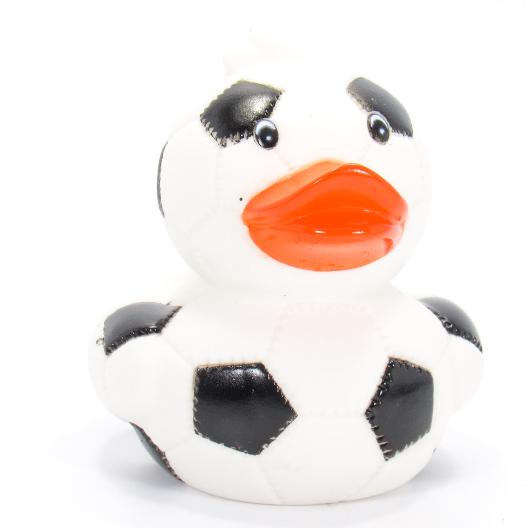 Soccer Ball Rubber Duck | Ducks in the Window