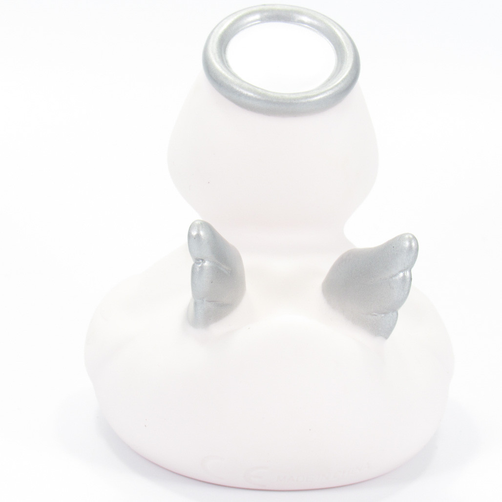 Angel White Rubber Duck | Ducks in the Window®