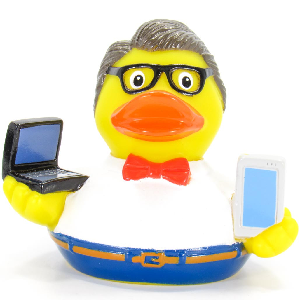 Business Woman Rubber Duck by Schnables | Ducks in the Window®