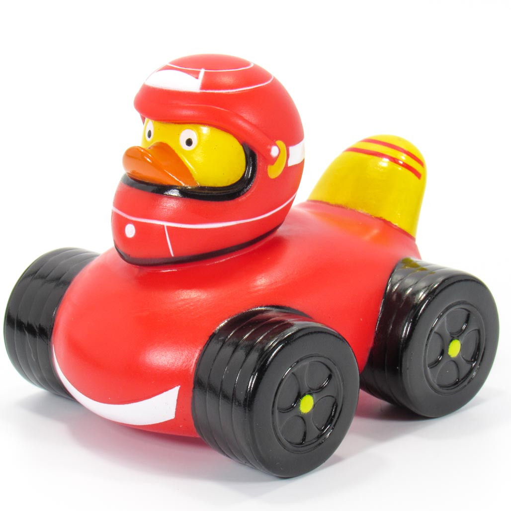 F1 Race Car Driver Rubber Duck | Ducks In The WIndow