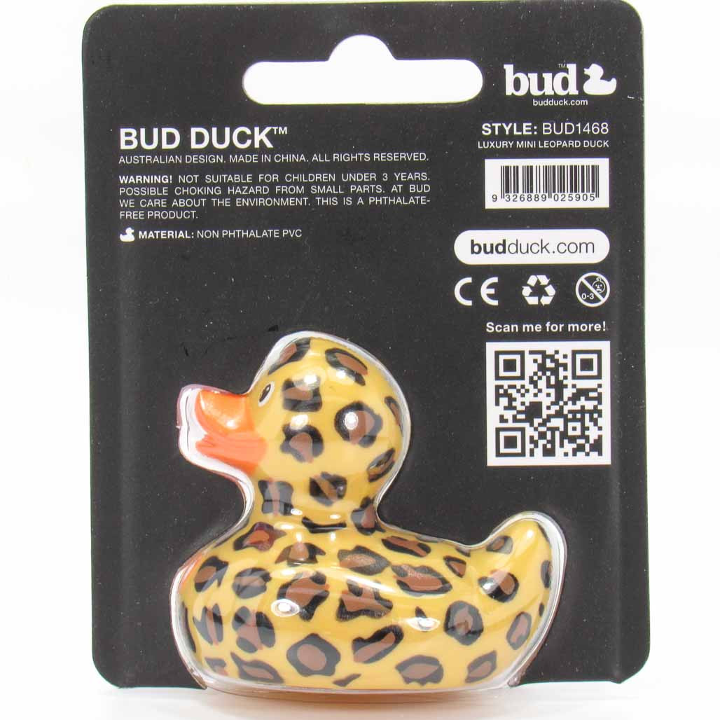 Leaopard Duck Mini | Personalised Rubber Duck Online