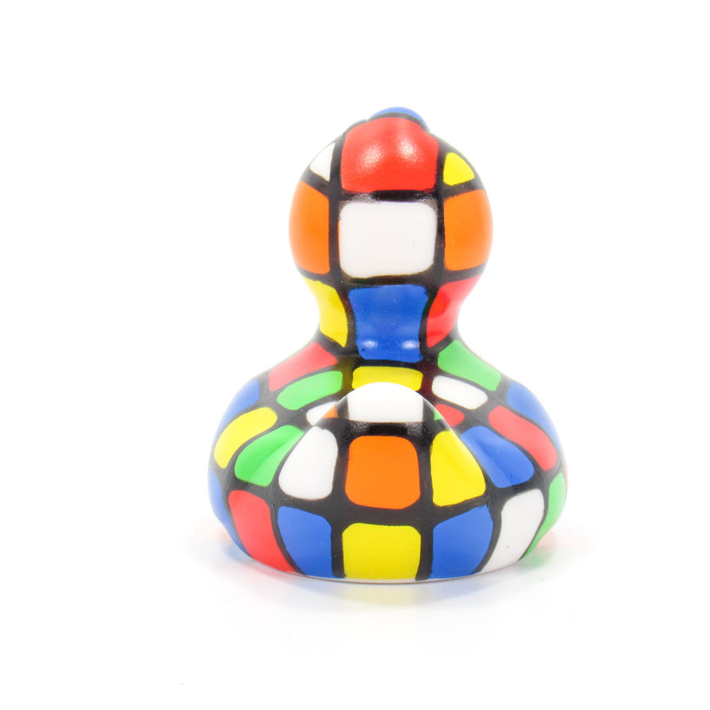80s Cube Duck Mini | Personalised Rubber Duck Online