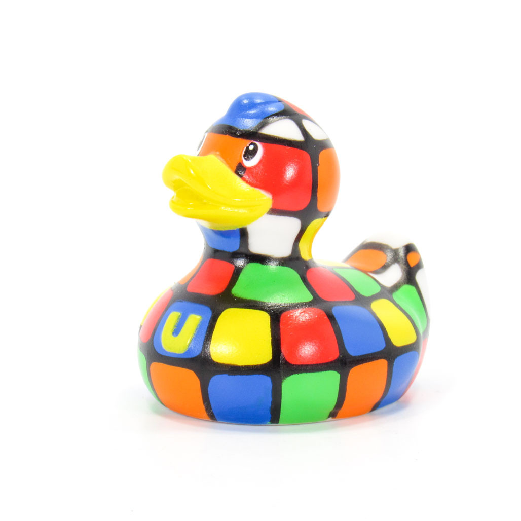 80s Cube Duck Mini | Personalised Rubber Duck Online