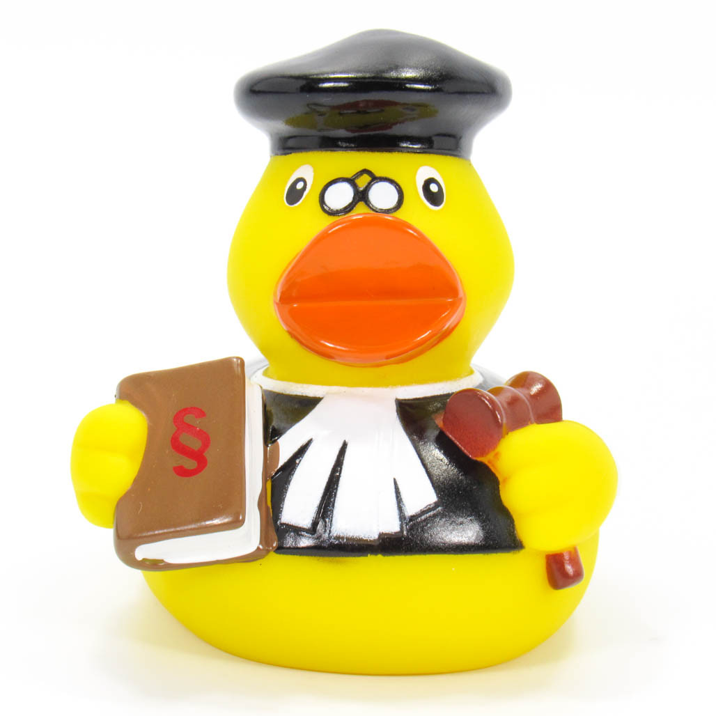 Judge Barrister Rubber Duck by Schnabels | Ducks In The Window®