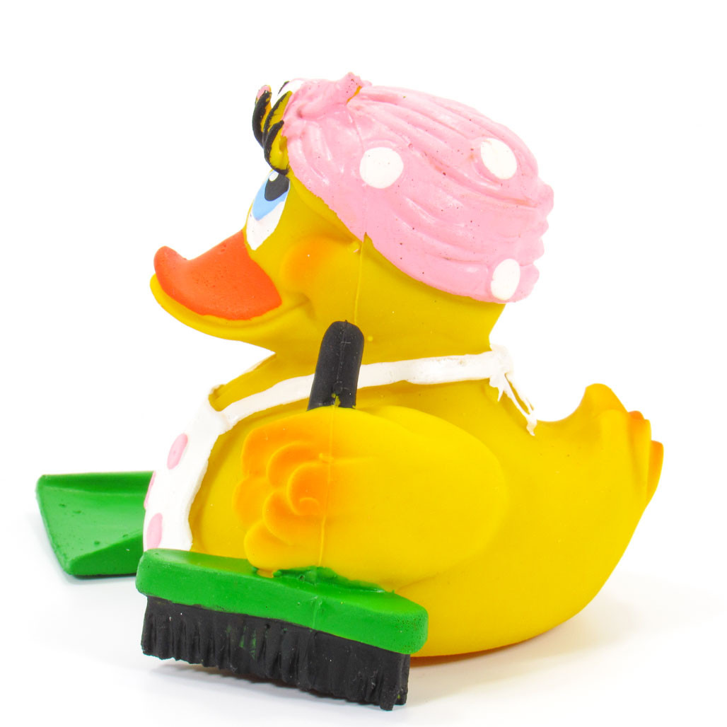 cleaning woman Rubber Duck | Ducks in the Window®