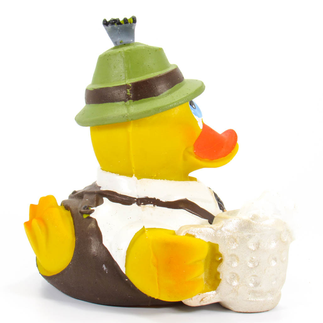 Bavarian Beer Male Octoberfest Rubber Duck | Ducks in the Window®