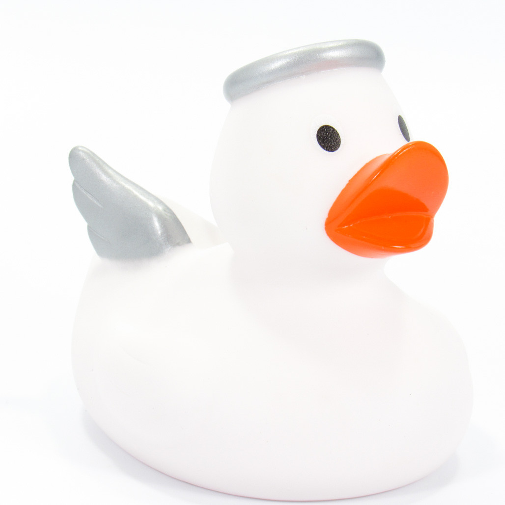 Classic Angel Rubber Duck | Ducks In The Window