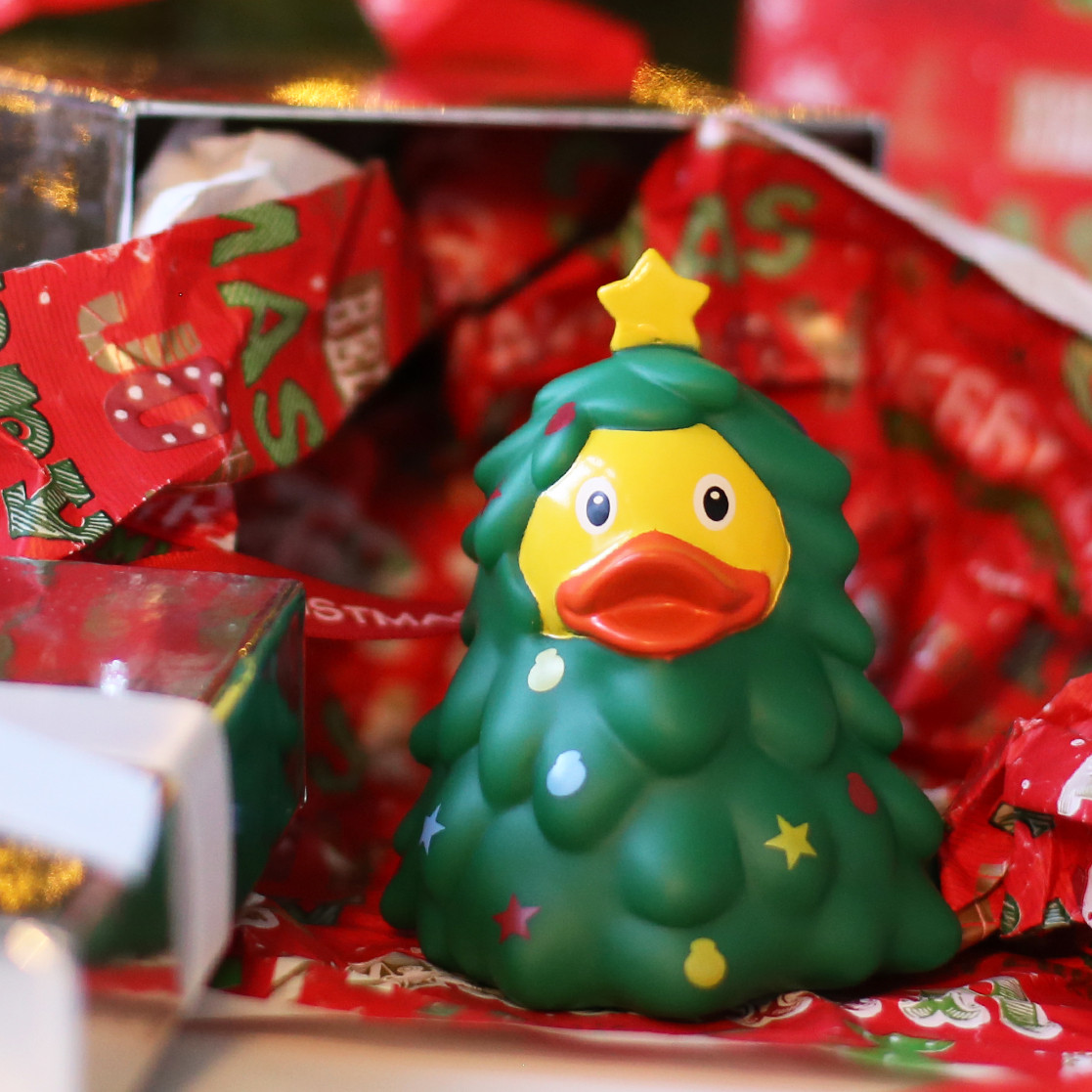 Christmas Santa Rubber Duck | Ducks in the Window®
