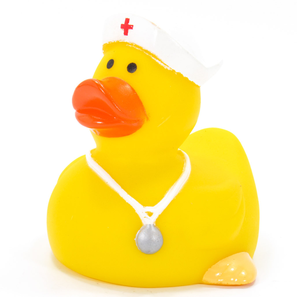 Classic Nurse First Responder Rubber Duck | Ducks In The Window