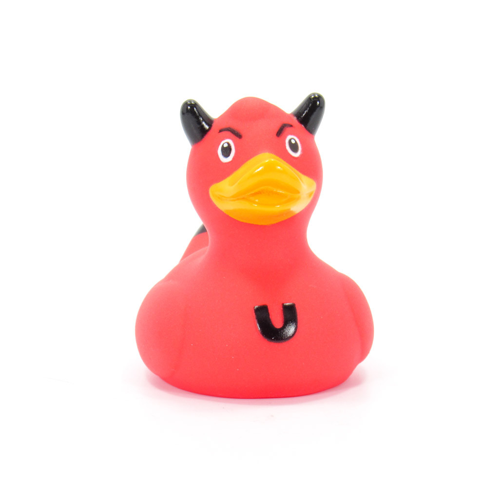Devil Duck Mini Rubber Duck by Bud Ducks | Ducks in the Window