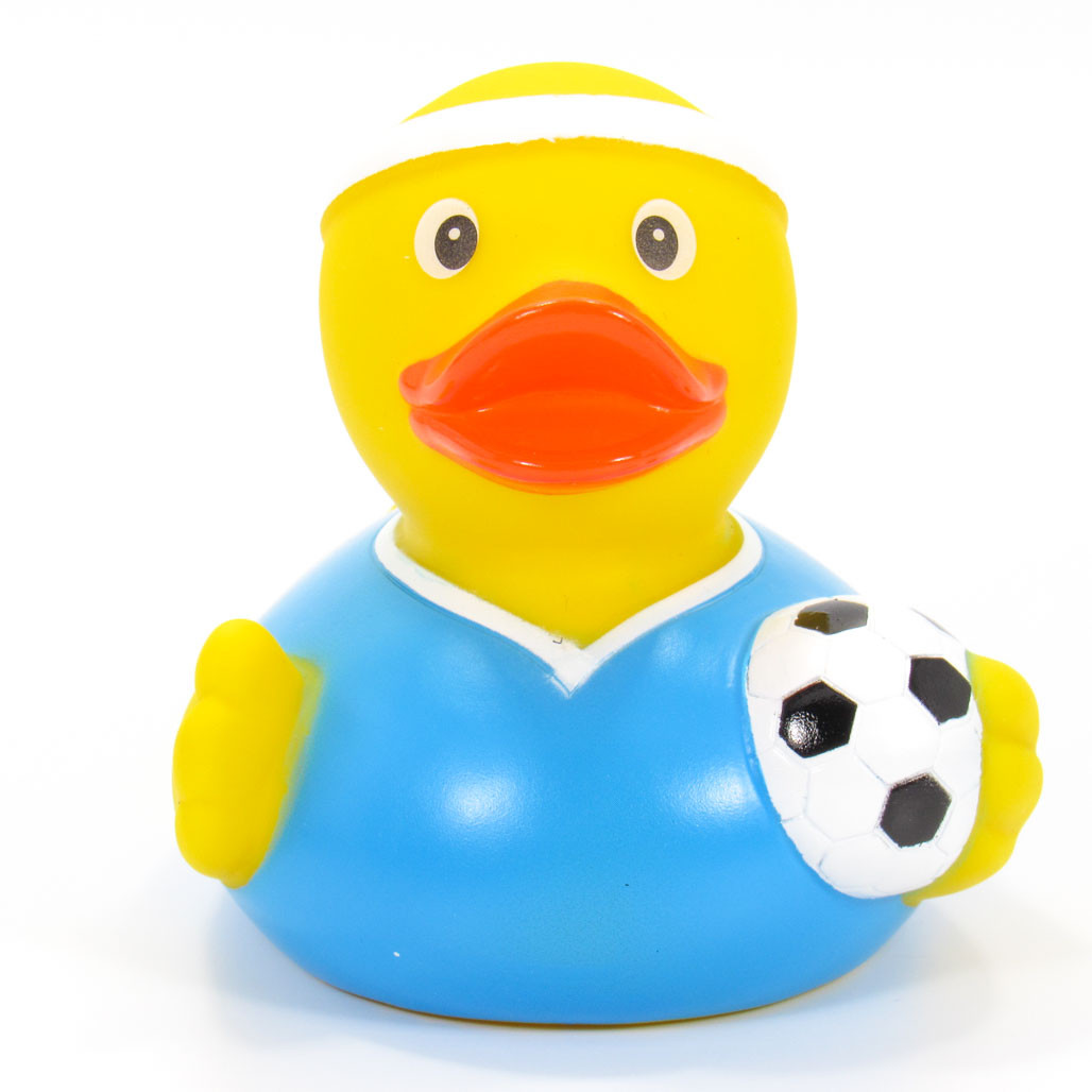 Soccer Player Rubber Duck | Ducks in the Window®