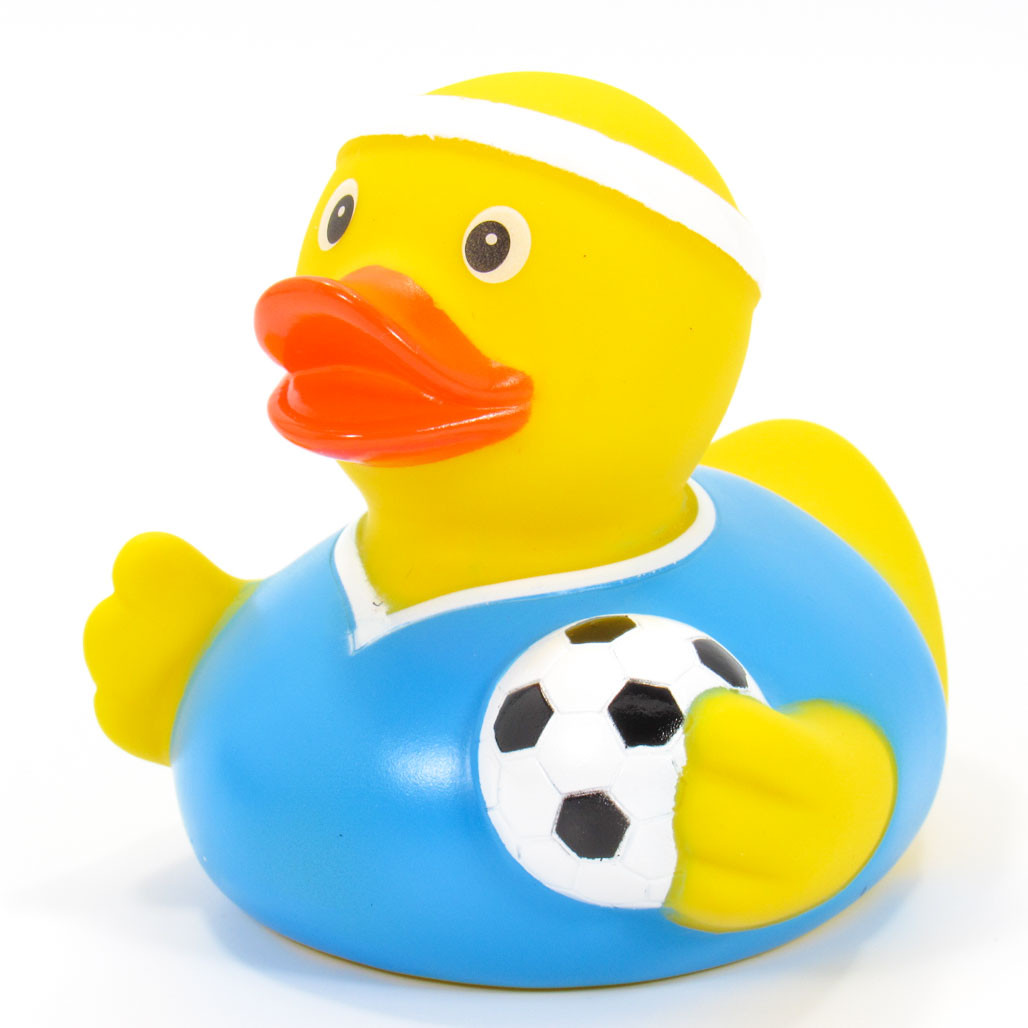 Soccer Ball Rubber Duck | Ducks in the Window