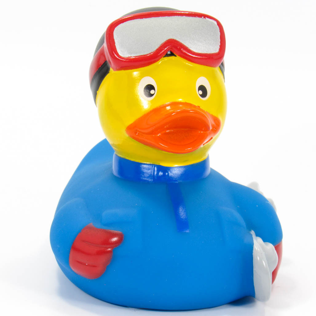 Snowboarder Rubber Duck | Ducks in the Window®
