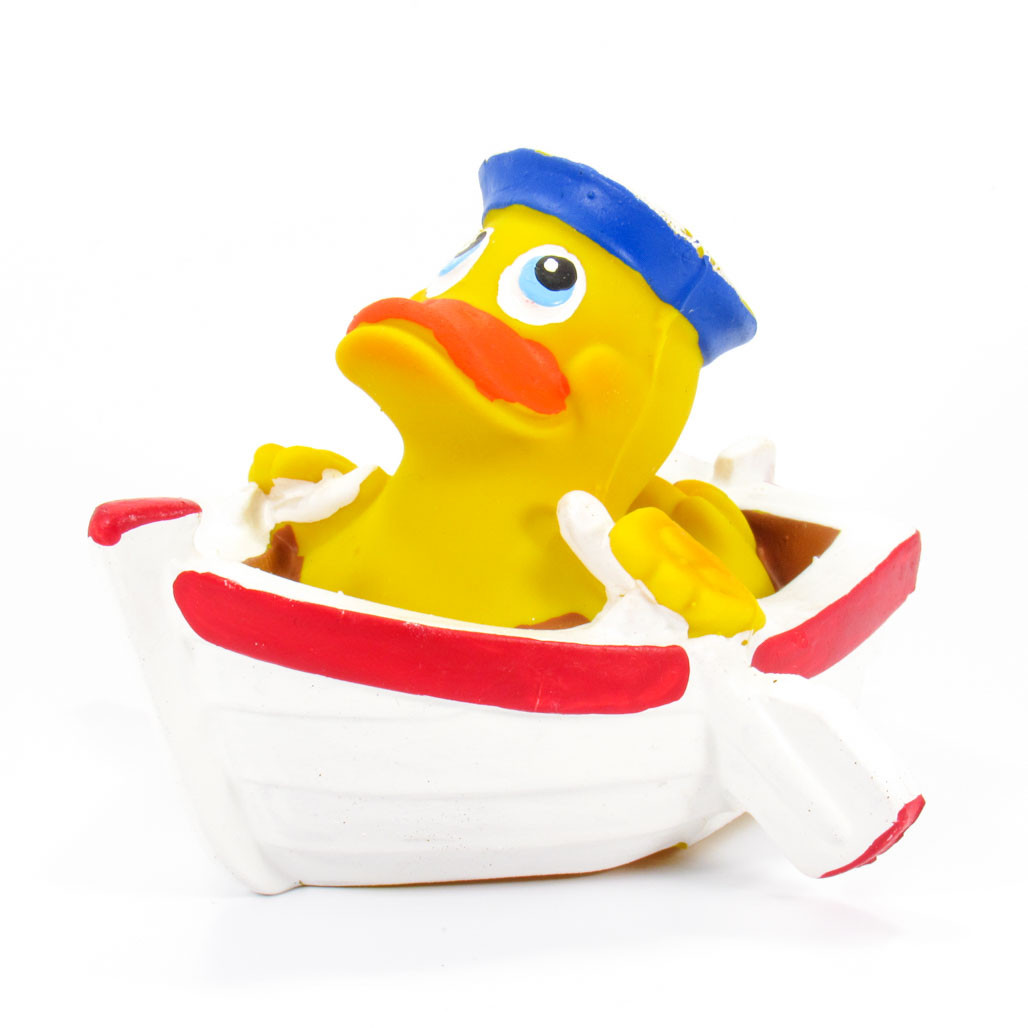 Kayaker/Canoe Rubber Duck by Schnables | Ducks in the Window®