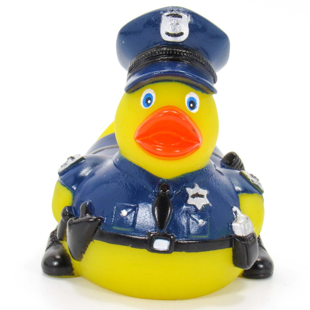 Policeman First Responder Rubber Duck | Ducks in the Window